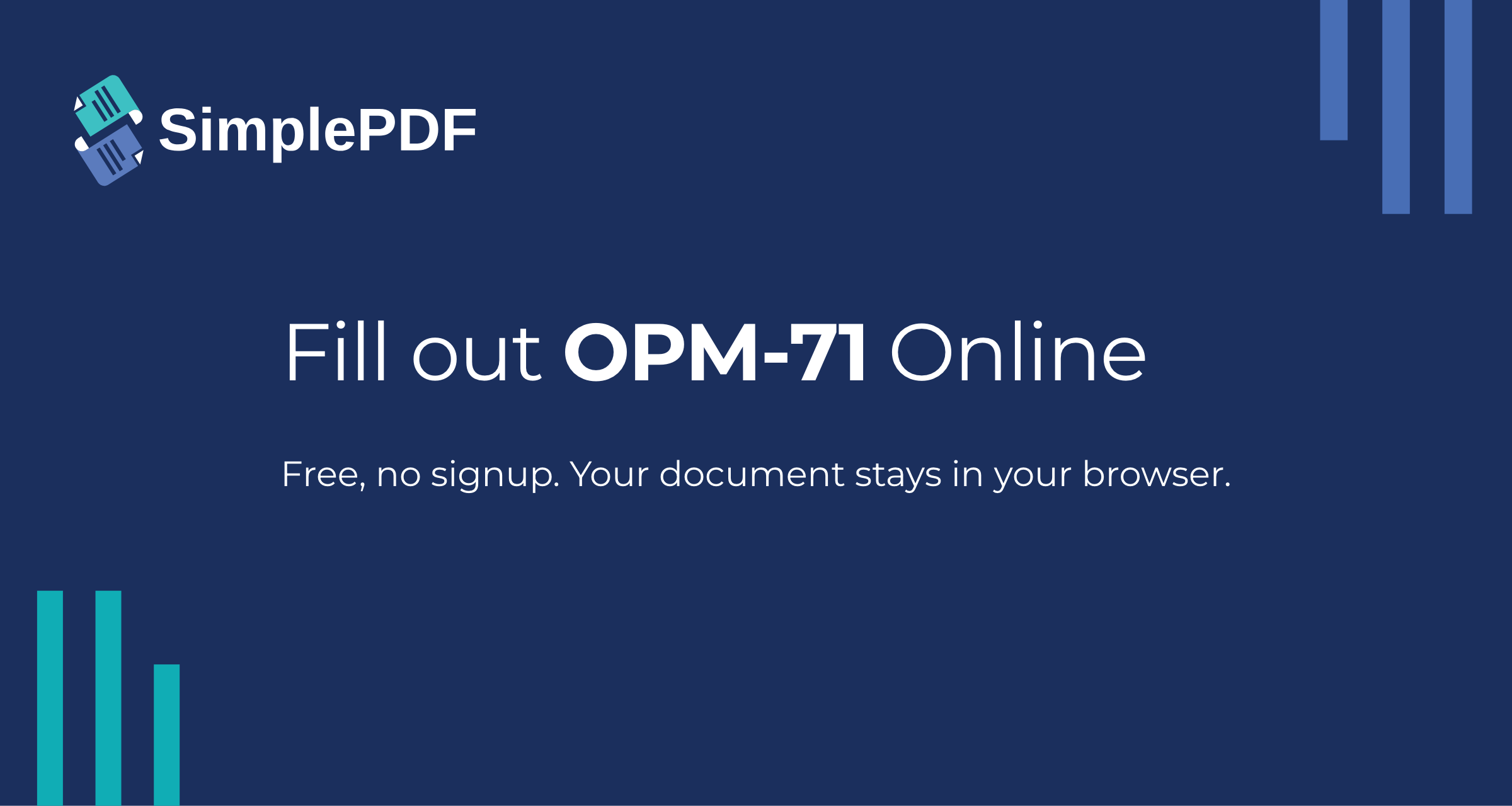Fill out OPM-71 (Request for Leave or Approved Absence) online - free ...